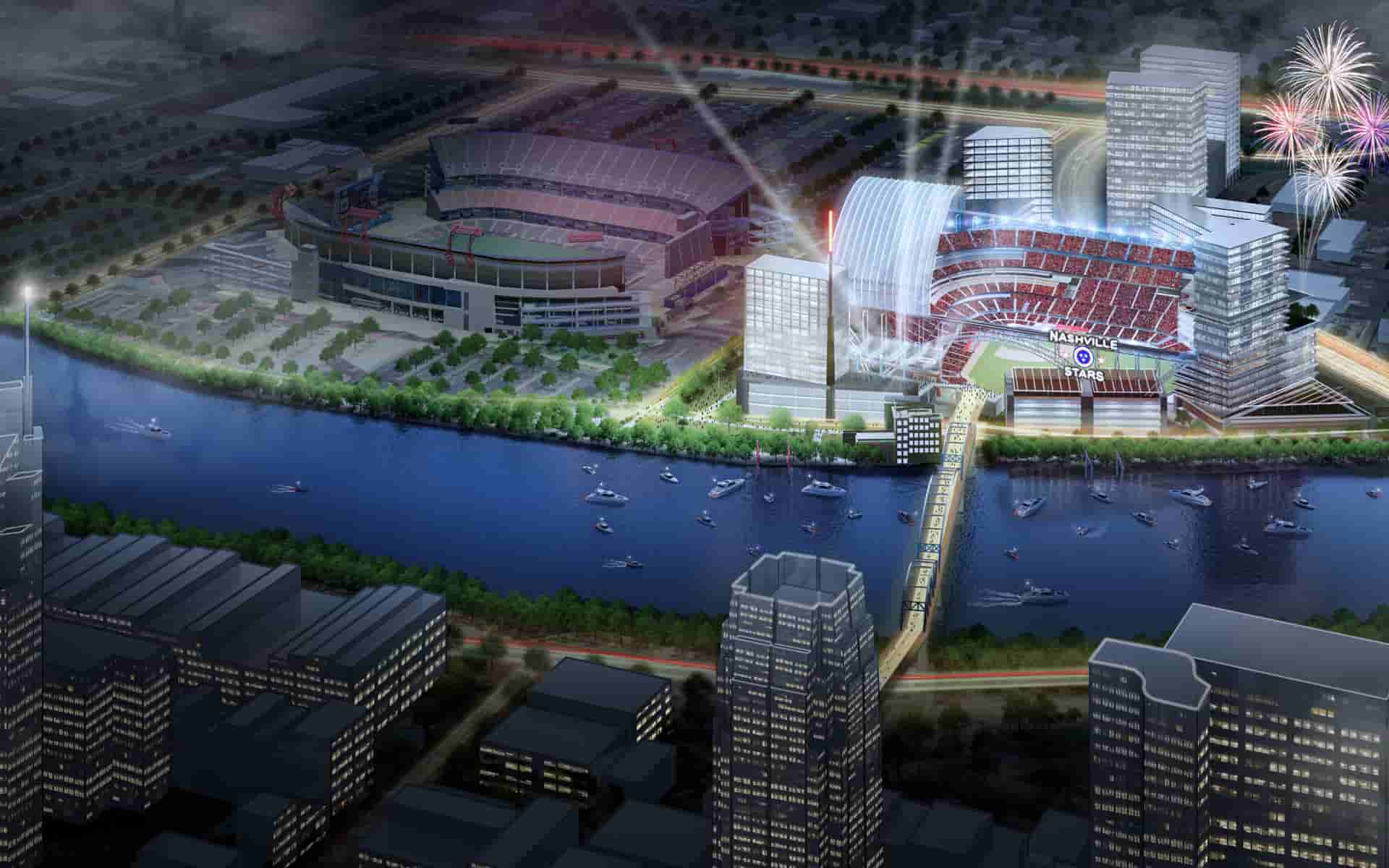 Potential Nashville MLB Ballpark Renderings Released Ballpark Digest