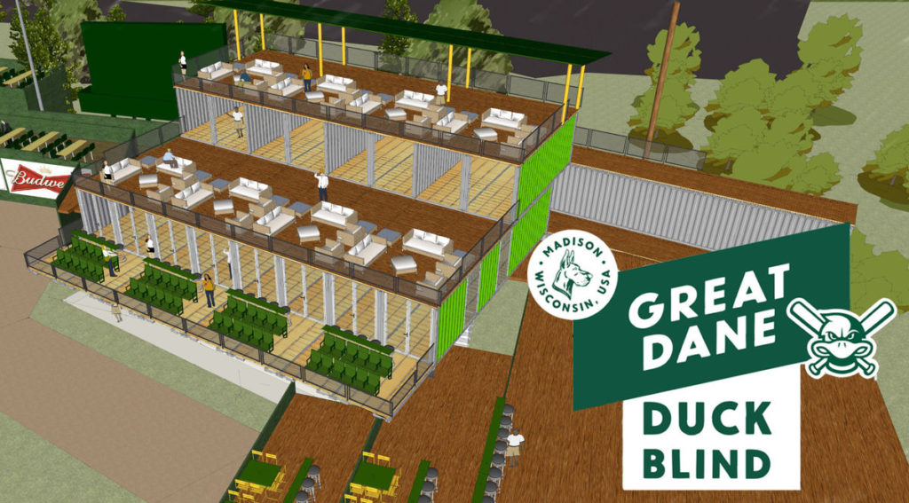 Madison Mallards Unveil New Duck Blind Plans - Ballpark Digest