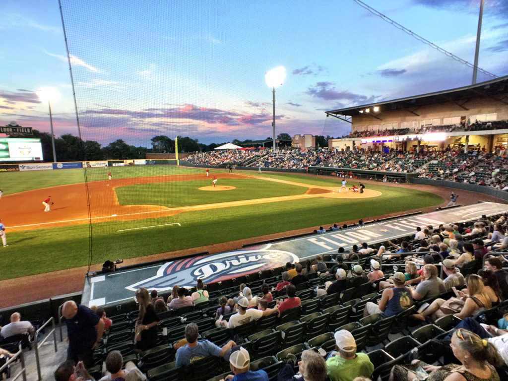 2017 Best Ballpark Renovation (MiLB): Fluor Field | Ballpark Digest