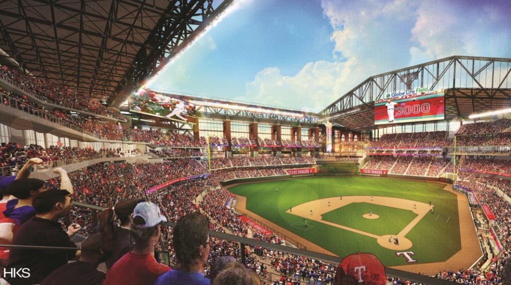 New Globe Life Field Model, Renderings Released by Rangers | Ballpark ...